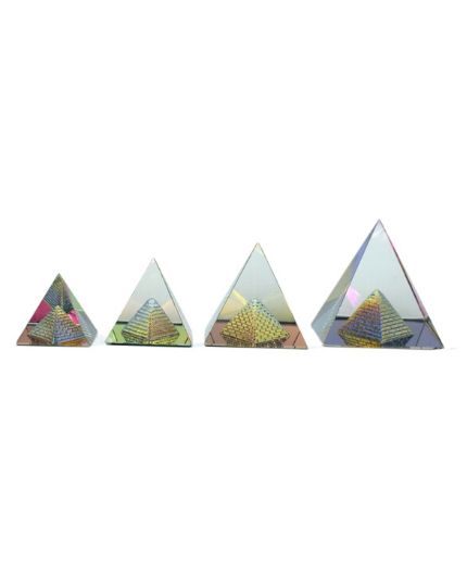 Double Crystal Pyramid - Puja N Pujari - Book Pandit for Puja ...